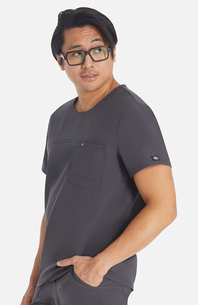 Men's Round Neck Scrub Top | Dickies Medical