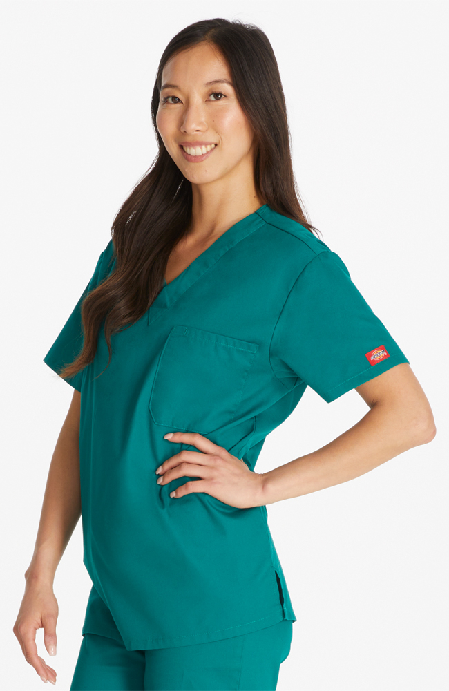 Unisex Scrub Set: V-Neck Top & Drawstring Pant | Dickies Medical