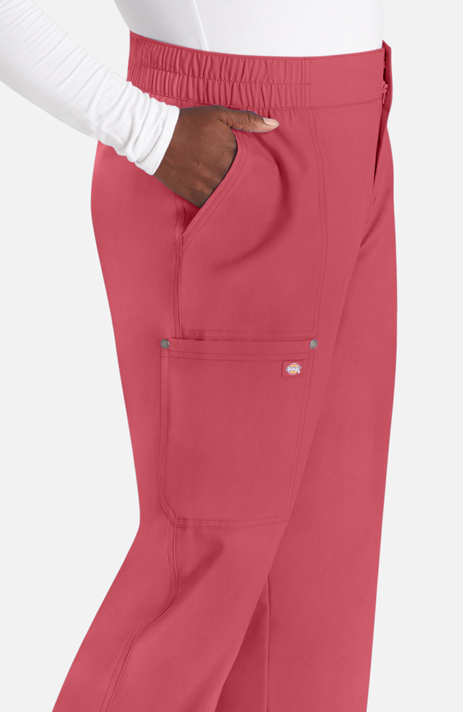 Women's Mid Rise Zip Fly Cargo Scrub Pant | Dickies Medical
