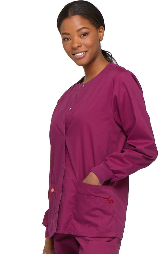 EDS Signature by Dickies Women's Snap Front Scrub Jacket | Dickies Medical