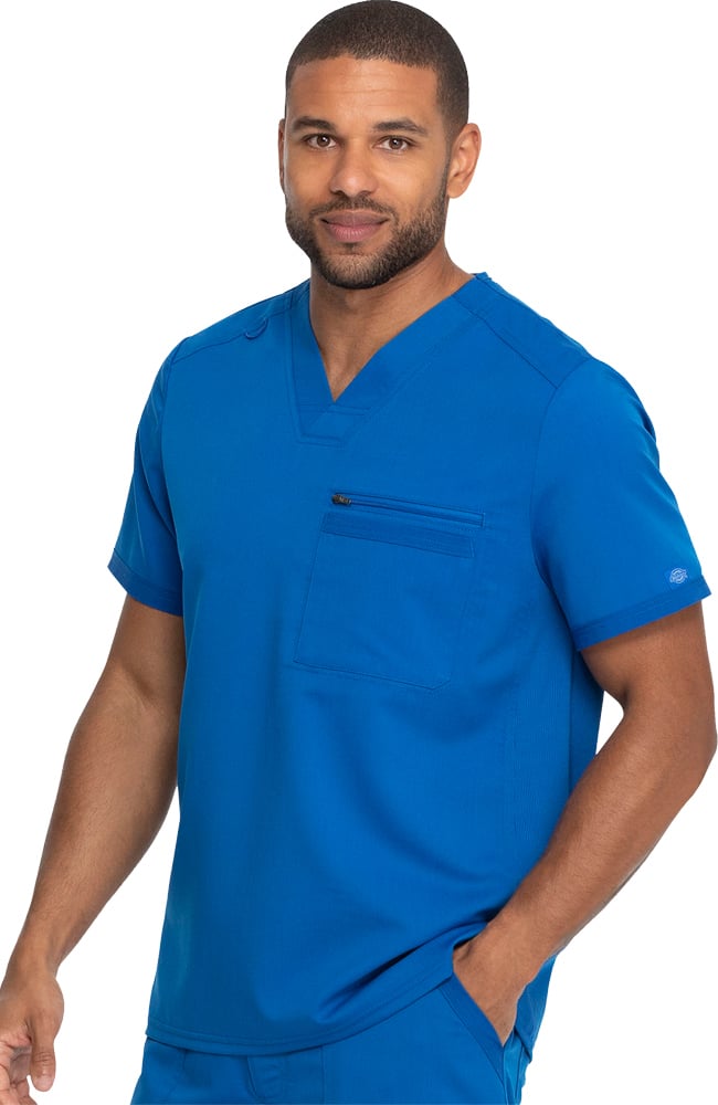 Men's Scrub Set: V-Neck Solid Top & Straight Leg Pant | Dickies Medical